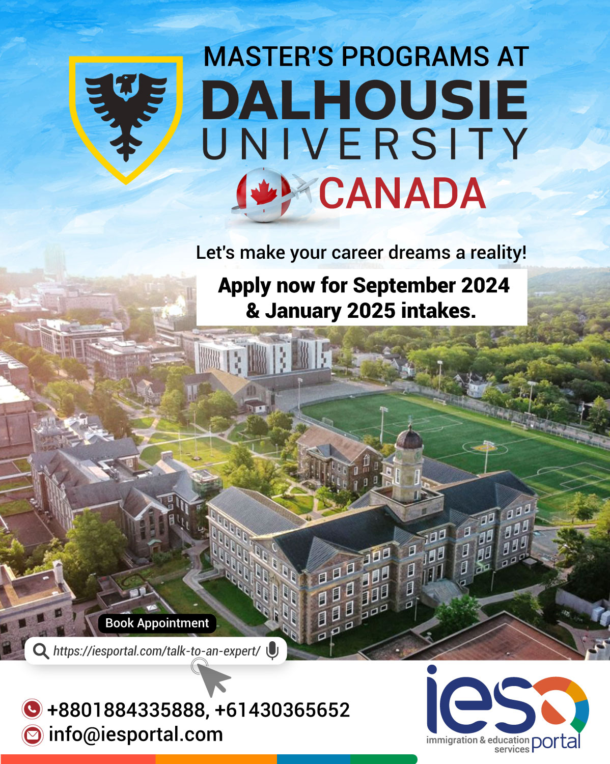 Study Master's at Dalhousie University in Canada - IES Portal - Migration. Study Abroad.